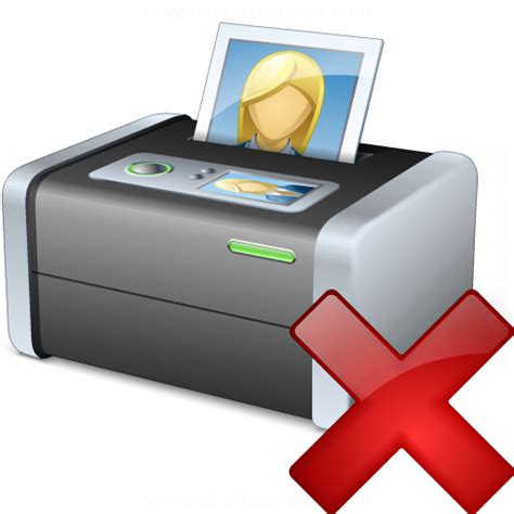 Iconexperience V Collection Printer 3 Delete Icon