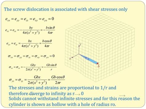 stress fields around dislocation pptx physics science