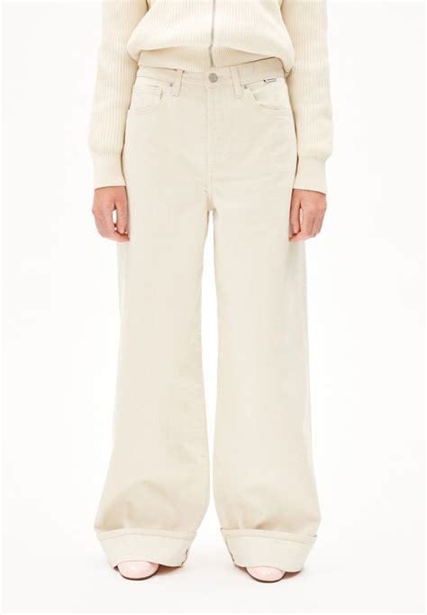 Armedangels Blinaa Flared Jeans Undyedoffwhite Zalandoch