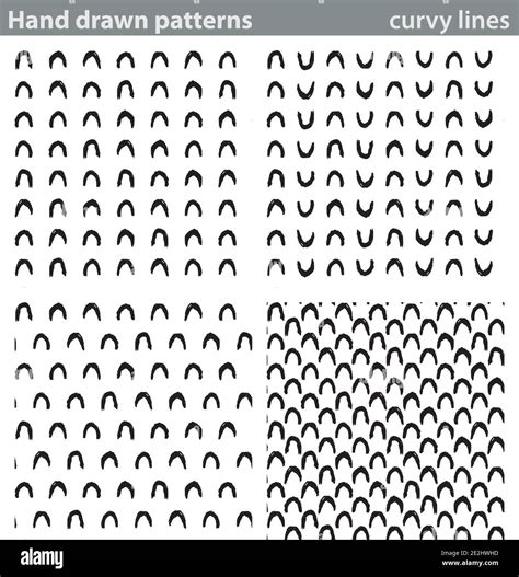 Seamless Curved Lines Pattern High Resolution Stock Photography And Images Alamy