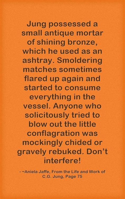 Aniela Jaffe From The Life And Work Of Cg Jung Quotations
