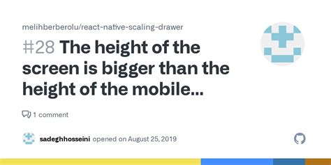 The Height Of The Screen Is Bigger Than The Height Of The Mobile Window