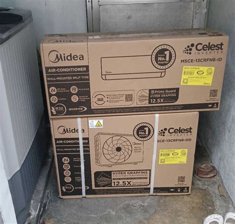 Midea Celest Inverter Split Type Aircon Tv And Home Appliances Air Conditioning And Heating On