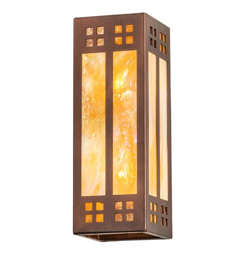 5w Prairie Loft Wall Sconce Sconce For Style And Function Smashing Stained Glass And Lighting