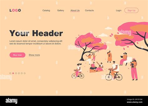 Blossom Cherry Sakura Trees Stock Vector Images Alamy