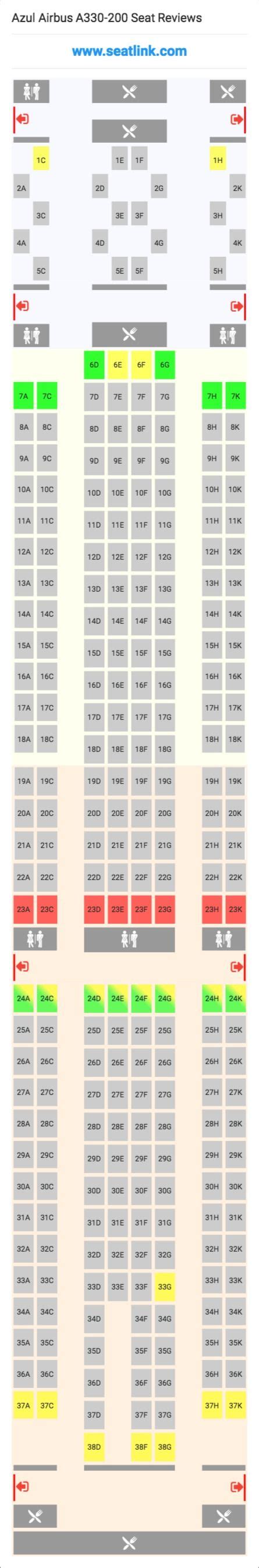 Azul Airbus A330 200 332 Seat Map Middle East Airlines Airbus A321
