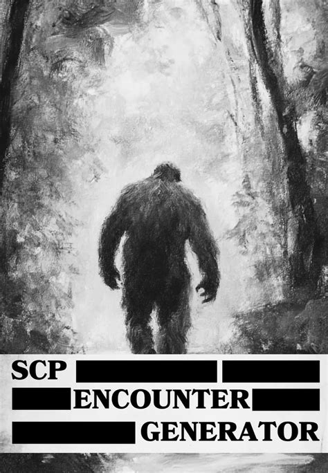 Scp Encounter Generator Volume 1 Wytchin Hour Drivethrurpg