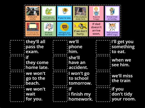 Conditionals Matching Activity Match Up