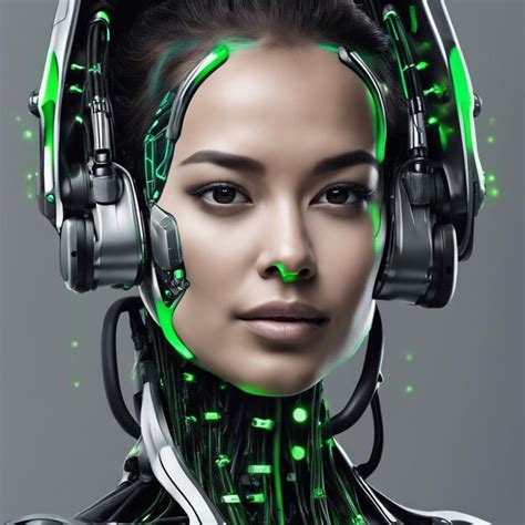 Premium Photo Landing Page Personal Virtual Ai Voice Assistant Called Naya Use Dark Theme