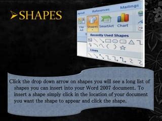 Ms Word Insert Option PPTX