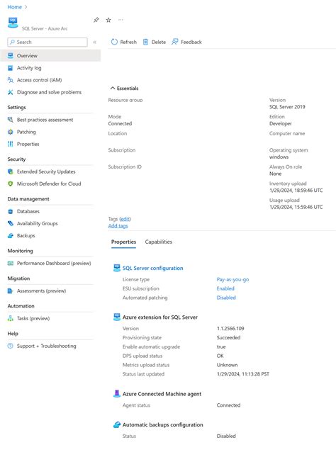Azure Arc에 Sql Server 연결 Sql Server Enabled By Azure Arc Microsoft