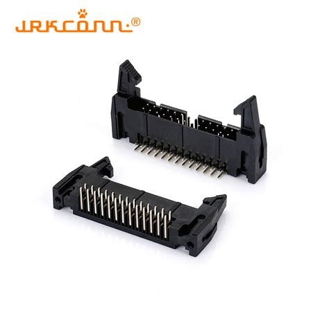 Black 254mm Right Angle Pin Header Ejector Header Connector Dip Type