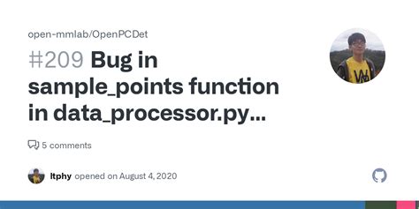 Bug In Samplepoints Function In Dataprocessorpy When Training