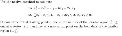 Solved Use The Active Method To Compute Begin Array
