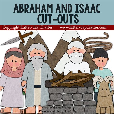 Abraham And Isaac Cut Outs Lds Primary Old Testament Stories Primary