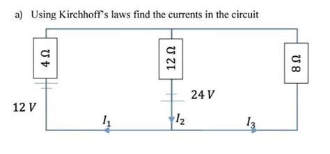 Circuits While Solving Linear Equations Mathematics Stack Exchange