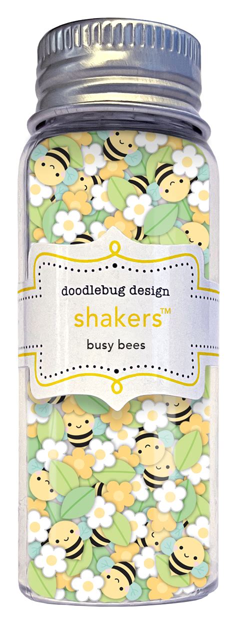 Doodlebug Bee Happy Shakers Busy Bees 842715088337