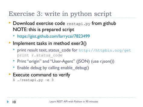 Learn Rest Api With Python Ppt