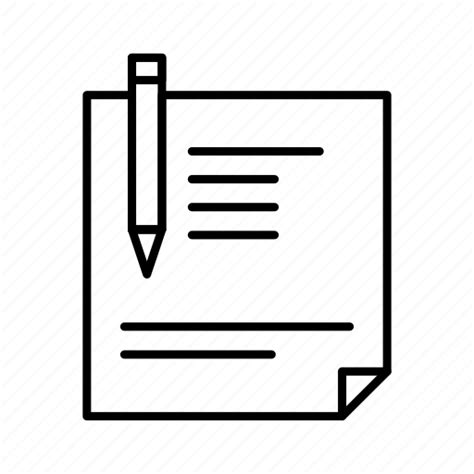 Contract Document File Page Paper Sign Signing Icon