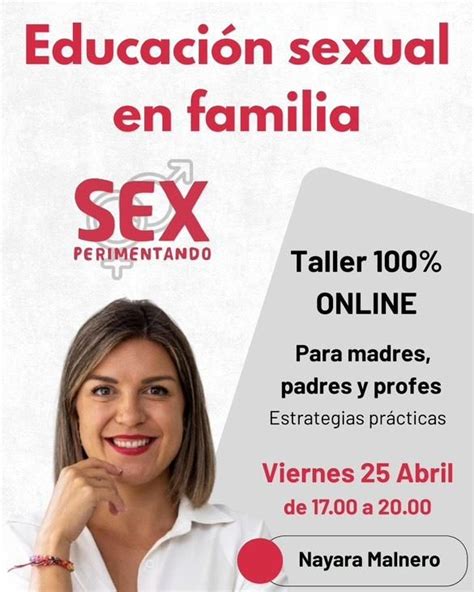 🚨 ¡taller De Educación Sexual En Familia Nayara Malnero