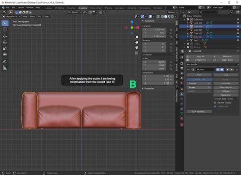 Modeling Non Destructive Mirror Of A Multires Modifier Sculpt