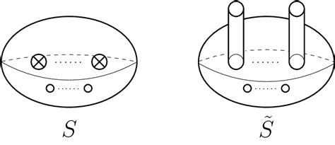 A Non Orientable Surface S And The Surface˜ssurface˜ Surface˜s Obtained A Non Orientable Surface S And The Surface˜ssurface˜ Surface˜s Obtained
