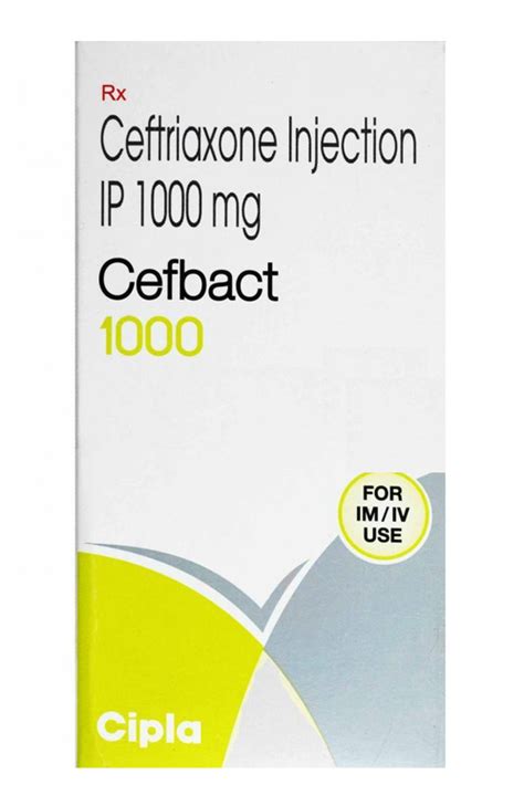 Cefbact Infection Injection Specification And Features