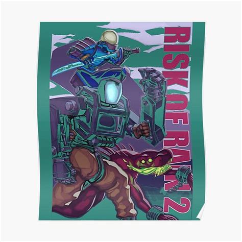 Risk Of Rain 2 Ror 2 Ror Rain Risk Game Premium Matte Vertical