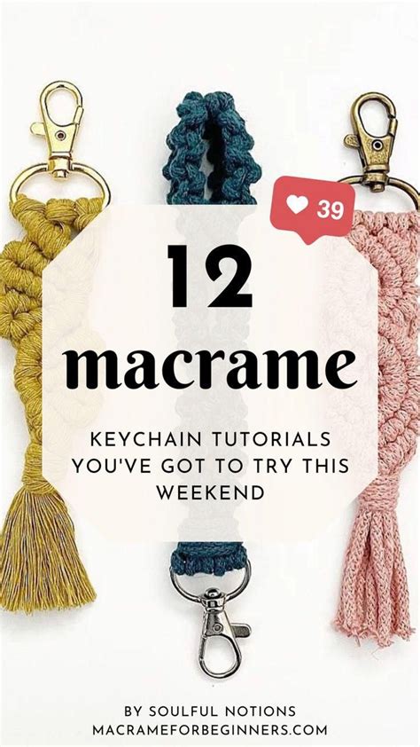 21 Macrame Keychain Ideas In 2024 Macrame Macrame Patterns Tutorials Macrame Patterns