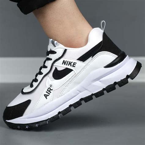 خرید و قیمت کتونی دخترانه دو نایک ایر سفید مشکی