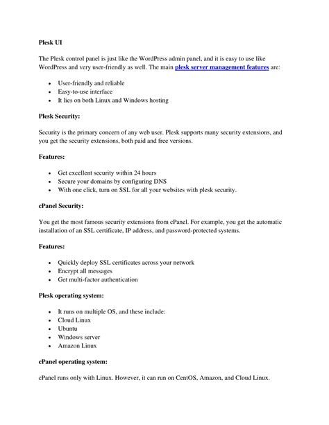 Ppt Comparison Between Cpanel Vs Plesk Which Is The Better Option