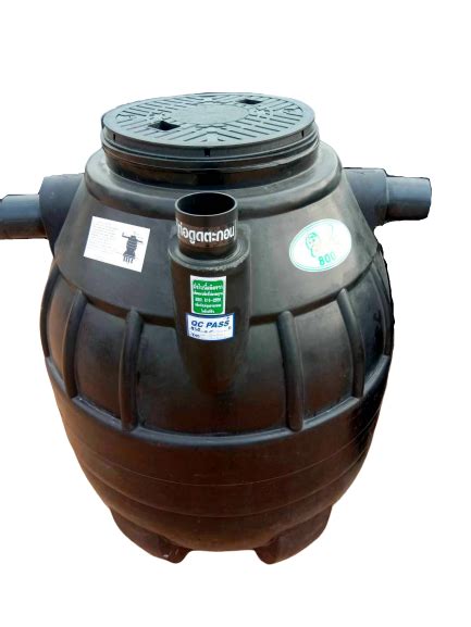 ถังบำบัดน้ำเสียsafe 2000 ลิตร แบบไร้อากาศ ผลิตจากวัสดุคุณภาพสูง Polyethylene น้ำหนักเบา อุปกรณ์