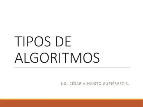 Algoritmos Cualitativos Y Cuantitativos