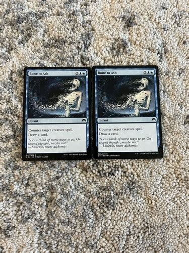 Mtg Bone To Ash Magic Origins 47 Regular Common Nm X2 Ebay