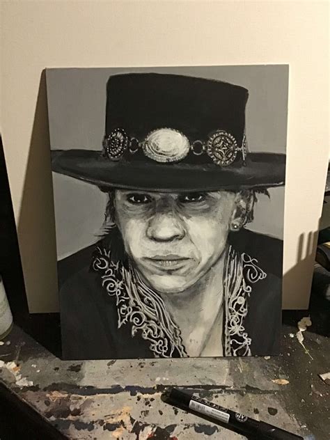 Stevie Ray Vaughan Stevierayvaughan Art Portrait