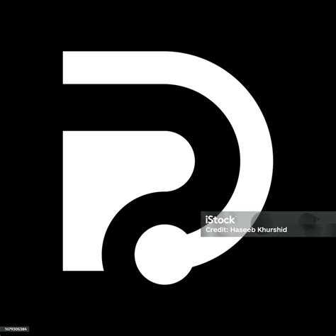 최소한의 Dp 로고 고급 배경에 Pd 편지의 아이콘입니다 Dp 모노그램 이니셜을 기반으로 한 로고 아이디어 전문적인 다양한 문자 기호와 배경에 Pd 로고 0명에 대한 스톡