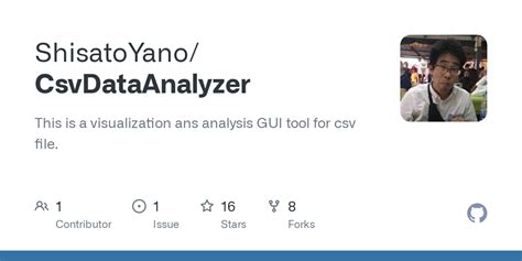 GitHub ShisatoYano CsvDataAnalyzer This Is A Visualization Ans Analysis GUI Tool For Csv File
