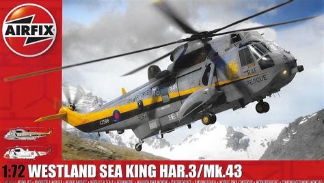 Airfix A04063 Westland Sea King Har3 Mk43 172 Class Kits