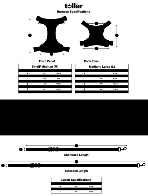 Toller Size Chart Toller Brand