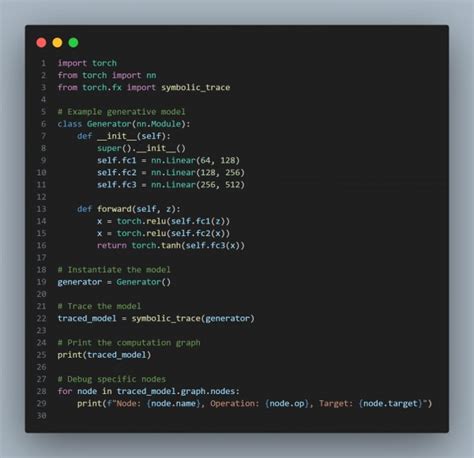 How Can You Use A Framework S Symbolic Tracing Tool To Debug Generative Model Architectures