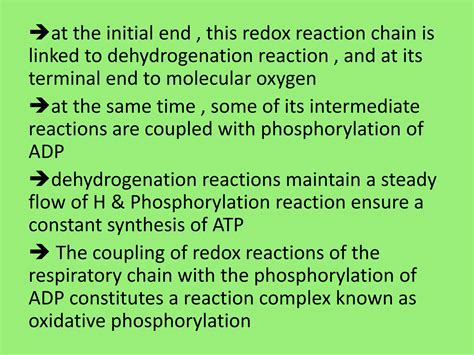 Electron Transport Chain Etc Pptx