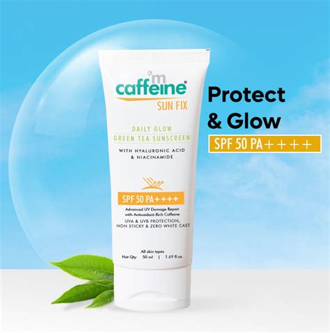 Buy Green Tea Sunscreen Spf 50 Online Mcaffeine Mcaffeine