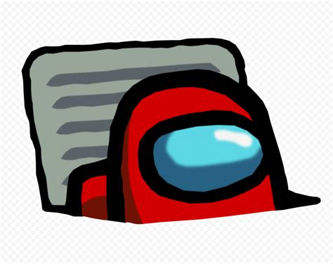 Hd Red Character Imposter In Vent Among Us Png Citypng