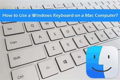 how to use a windows keyboard on a mac computer