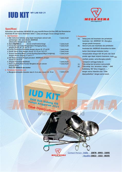 Produk Iud Kit Jual Iud Kit Bkkbn 2021 Megarema On Tumblr