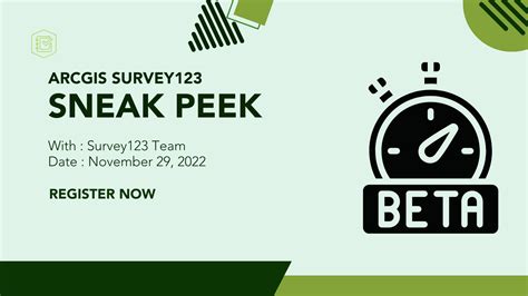 Survey123 Sneak Peek Live Session November 29 202 Esri Community