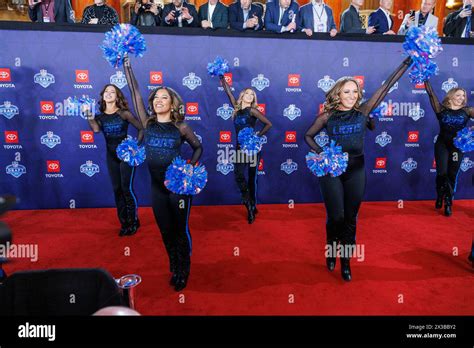 Detroit United States 25th Apr 2024 Detroit Lions Cheerleaders