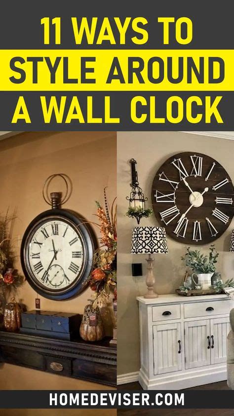 Large Wall Clock Decor Ideas