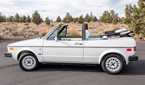 Triple White Wolfsburg 1987 Volkswagen Rabbit Cabriolet Barn Finds