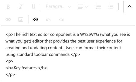 React Rich Text Editor Advanced WYSIWYG Features Syncfusion